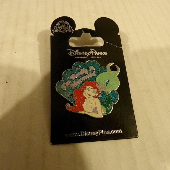 Disney | Jewelry | Ariel Im Really A Mermaid Pin Disney Park Pack ...